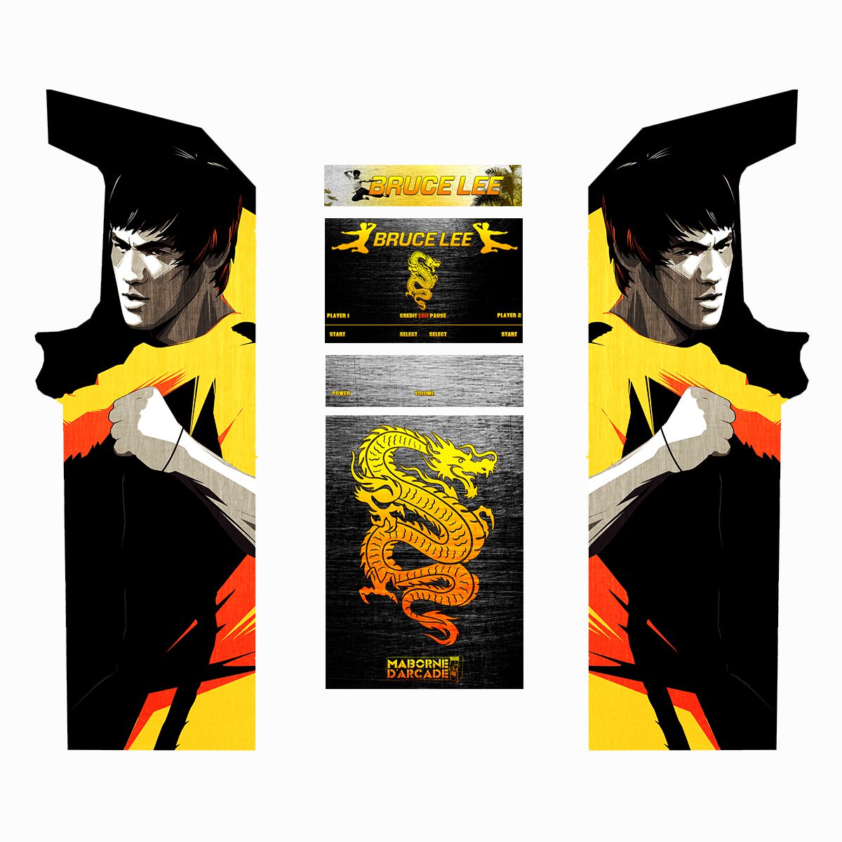 Borne d’Arcade MASTER Bruce Lee - Ma Borne d'Arcade