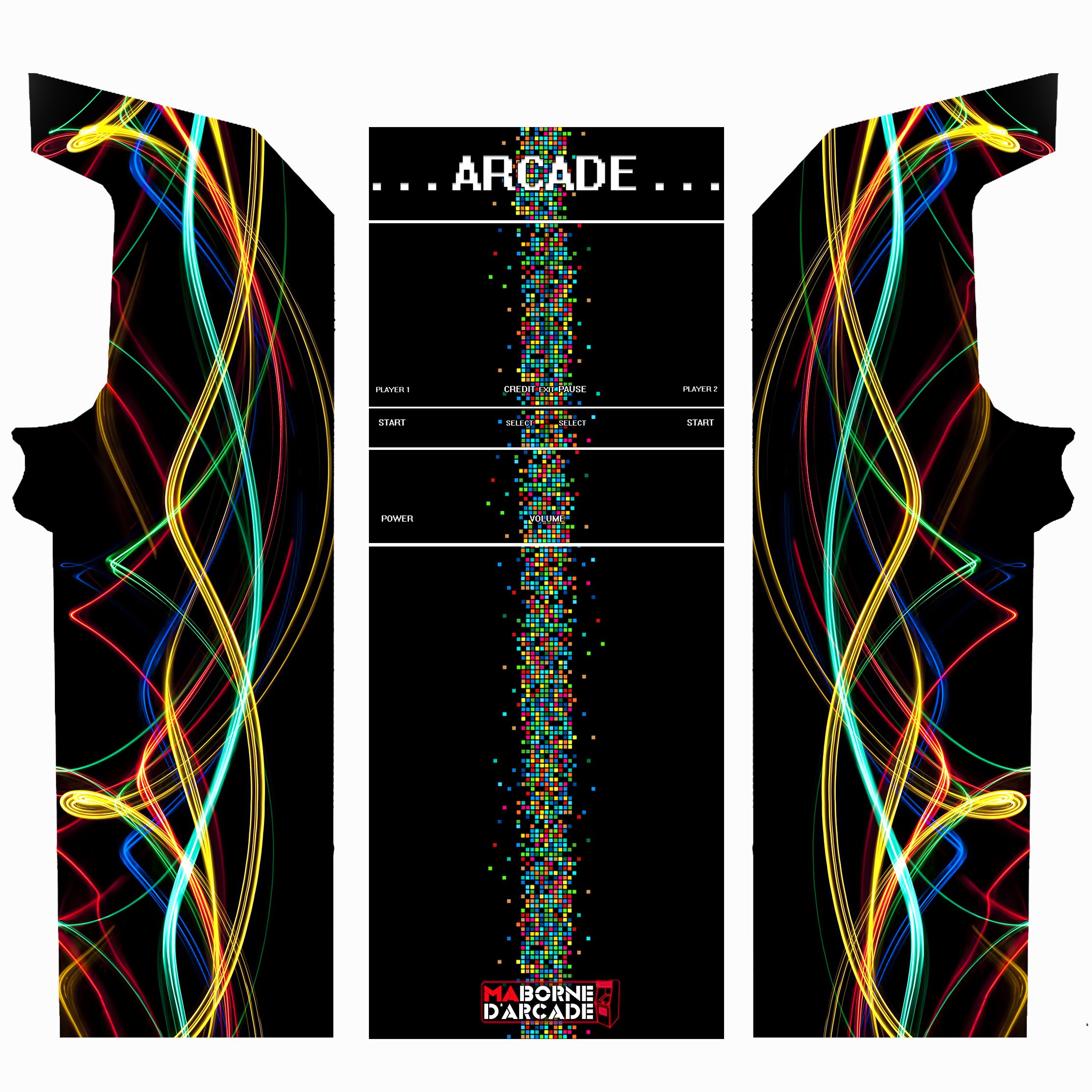Borne d’Arcade Classic Neonlines - Ma Borne d'Arcade