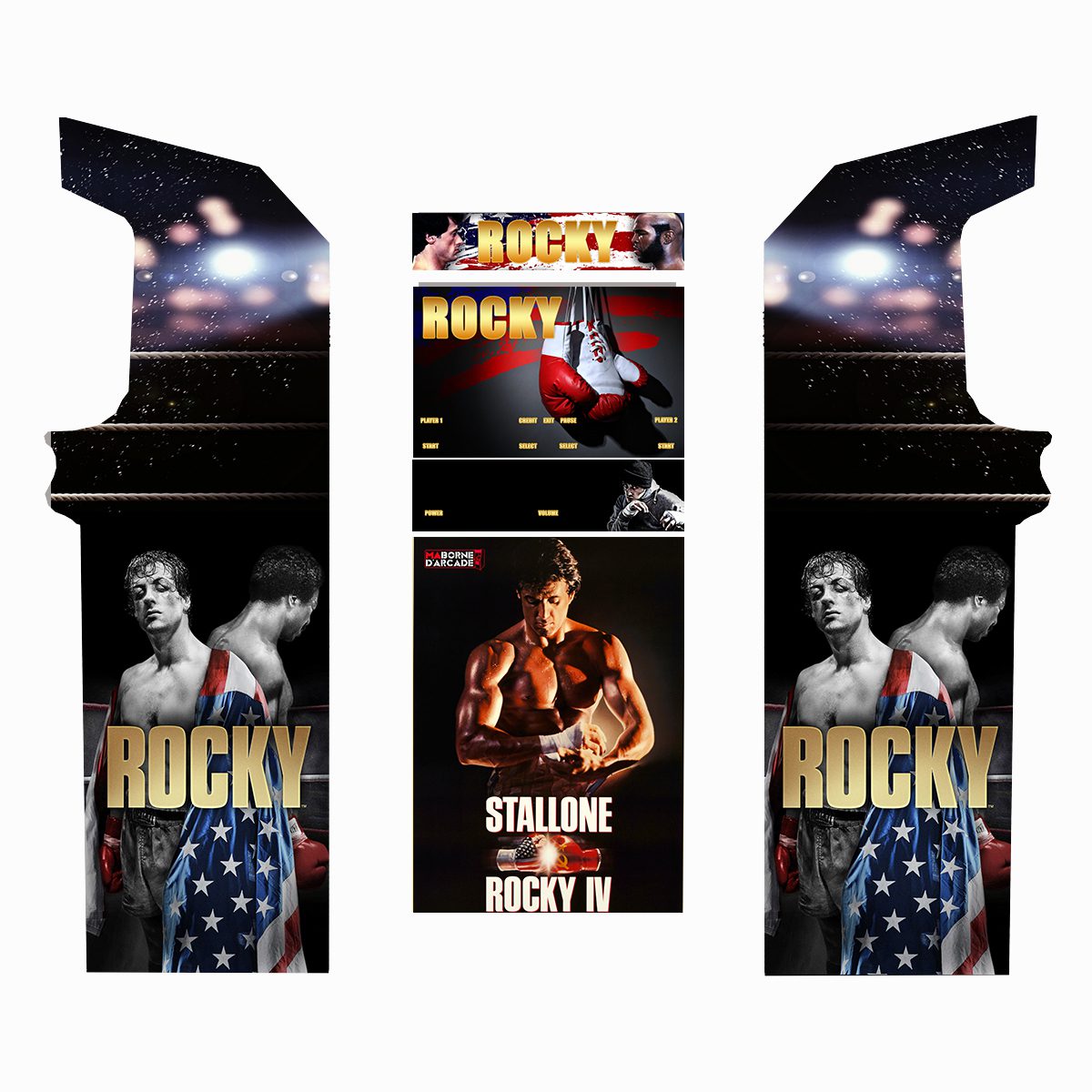 Borne d’Arcade MASTER Rocky - Ma Borne d'Arcade